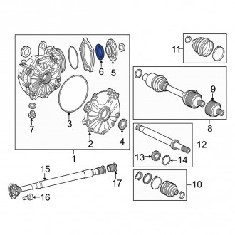 Mercedes S Class Replacement Driveshaft Slip Yokes — CARiD.com