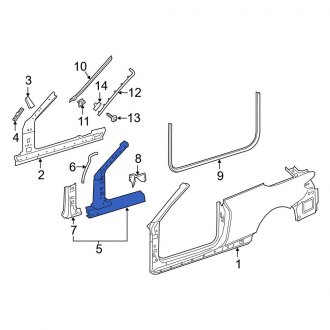 Mercedes GL Class OEM Chassis Frames & Body Parts | Tubs, Doors — CARiD.com