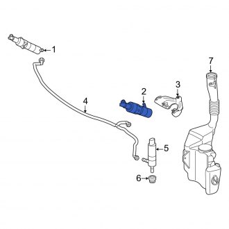 Mercedes GLK Class Washer Nozzles & Parts — CARID.com