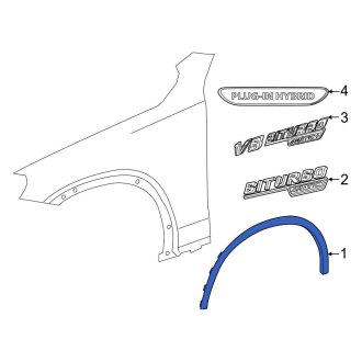 Mercedes GLC Class Replacement Fender Moldings & Trim — CARiD.com