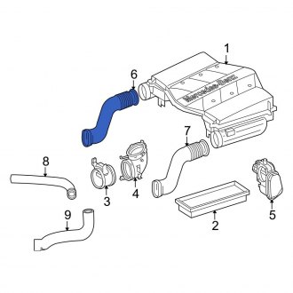 Mercedes GLK Class OEM Engine & Components | Air Intake Parts — CARiD.com