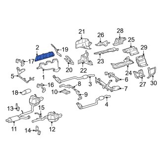 Mercedes OEM Exhaust Parts | Systems, Tips, Pipes, Manifolds — CARiD.com