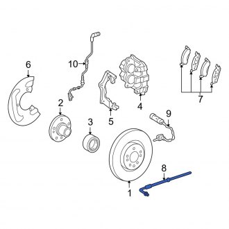 Mercedes GLC Class OEM Brake Parts | Pads, Bleeders, Rotors — CARiD.com