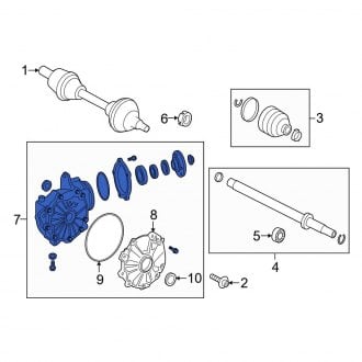Mercedes GLC Class OEM Driveline & Axle Parts | Hubs, CV-Joints — CARiD.com