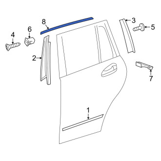 Mercedes GLC Class Door Moldings | Side, Edge, Belt – CARiD.com