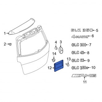 Mercedes GLB Class Bumper Brackets & Hardware | Front, Rear — CARiD.com