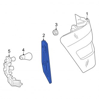 Mercedes GLC Class OEM Tail Lights | LED, Fiber Optic — CARiD.com