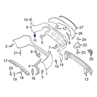 Mercedes GLB Class OEM Bumpers | Genuine Front & Rear Bumpers — CARiD.com