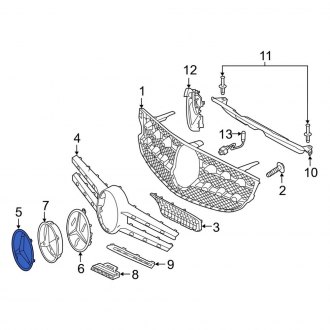 Mercedes GLC Class Grille Frames & Moldings — CARiD.com