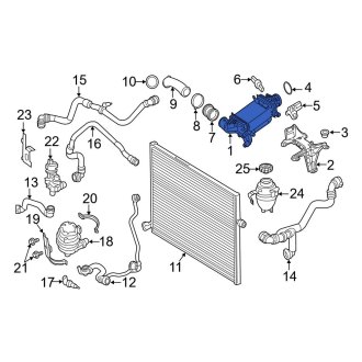 Mercedes GLC Class Intercoolers | Air To Water, Front Mount — CARiD.com
