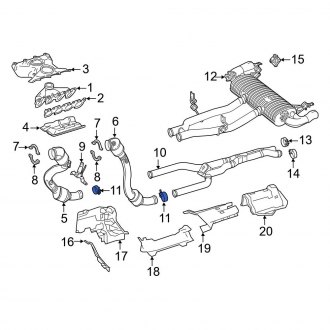Mercedes GLE Class OEM Exhaust Parts | Systems, Tips, Pipes — CARiD.com