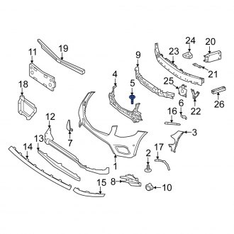 Mercedes GLC Class OEM Bumpers | Genuine Front & Rear Bumpers — CARiD.com