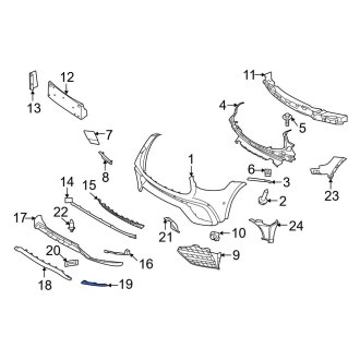 Mercedes GLC Class OEM Bumpers | Genuine Front & Rear Bumpers — CARiD.com