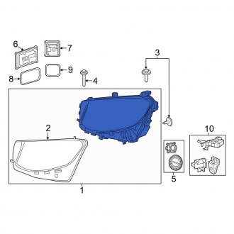Mercedes GLC Class OEM Headlights | Projector, LED, HID, Halo — CARiD.com