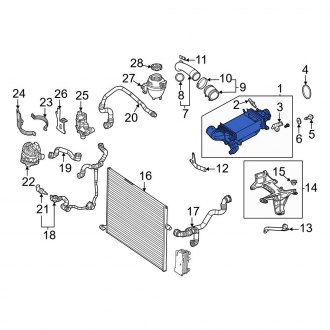Mercedes GLC Class Replacement Intercoolers — CARiD.com