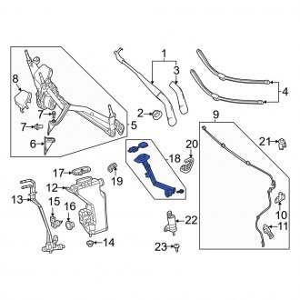 Mercedes GLC Class Windshield Washer Tanks & Parts — CARID.com