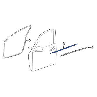 Mercedes GLC Class Door Moldings | Side, Edge, Belt – CARiD.com