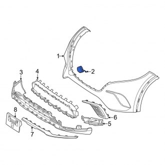 Mercedes EQS Bumper Inserts & Covers | Front, Rear — CARiD.com