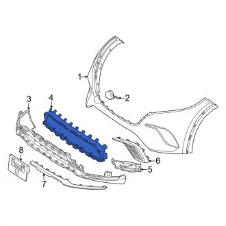 Mercedes EQS Replacement Grille Assemblies — CARiD.com