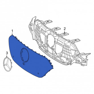 Mercedes EQS Replacement Grille Assemblies — CARiD.com