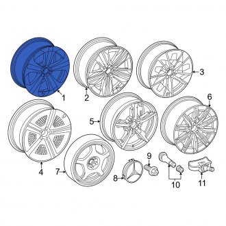 Mercedes EQS Replacement Factory Wheels & Rims - CARiD.com