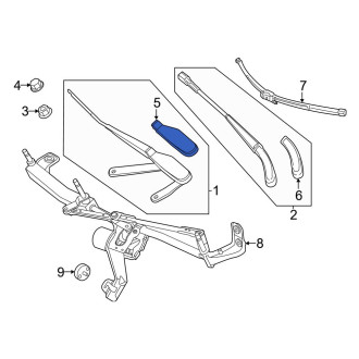 Mercedes EQE SUV Replacement Wiper Arms — CARID.com