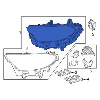 Mercedes GLC Class OEM Headlights - Factory Headlights | CARiD