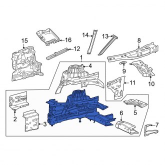 Mercedes GLC Class Replacement Chassis Frames & Rails - CARiD.com