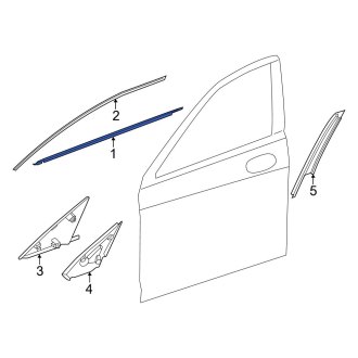 Mercedes GLC Class Door Moldings | Side, Edge, Belt – CARiD.com