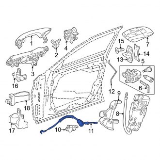 Mercedes GLC Class Door Locks + Components — CARiD.com