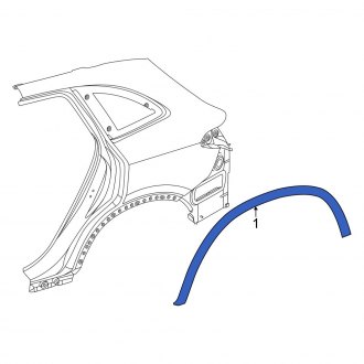 Mercedes GLC Class Replacement Fender Moldings & Trim — CARiD.com