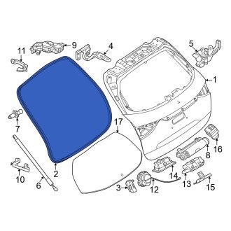 Mercedes GLC Class Trunk & Tailgate Seals — CARID.com