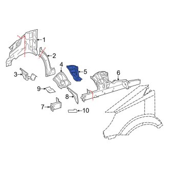Mercedes-Benz OE™ Quarter Panels - CARiD.com