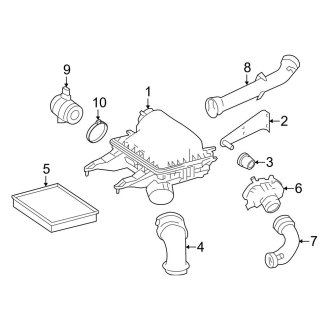 2013 Mercedes Sprinter OEM Air Intake Parts | Filters — CARiD.com