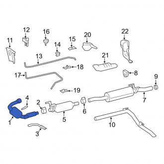 Mercedes Sprinter OEM Exhaust Parts | Systems, Tips, Pipes — CARiD.com