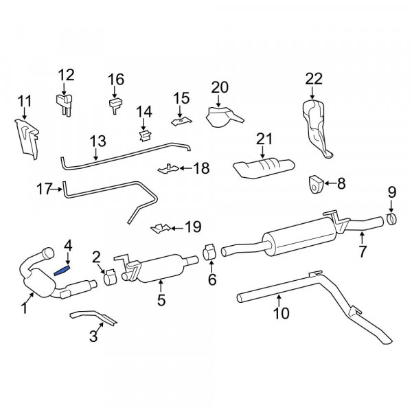 Mercedes-Benz OE 0009055205 - Exhaust Gas Temperature (EGT) Sensor