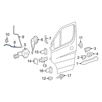 Mercedes Sprinter Door Locks + Components — CARiD.com