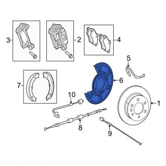 Mercedes Sprinter Brake Dust Shields & Backing Plates — CARiD.com