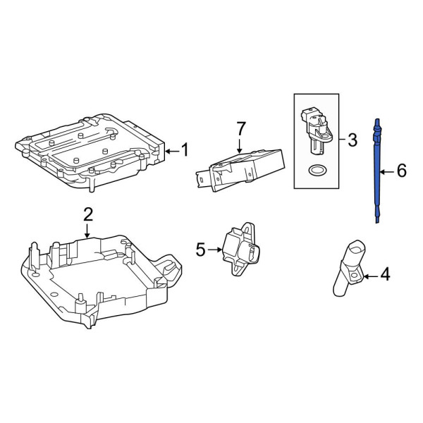 Mercedes-Benz OE 0011596601 - Diesel Glow Plug