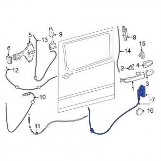 Mercedes Sprinter Door Locks + Components — CARiD.com