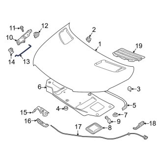 Mercedes Sprinter Replacement Hood Hardware — CARiD.com