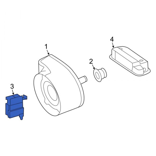 Mercedes-Benz OE 9079821100 - Hood Contact Switch