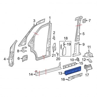 Mercedes Sprinter Rocker Panels, Floor Pans, Moldings — CARiD.com