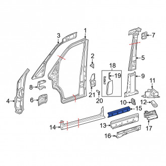Mercedes Sprinter Rocker Panels, Floor Pans, Moldings — CARiD.com
