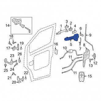 Mercedes Sprinter Door Handles & Window Crank Handles — CARiD.com