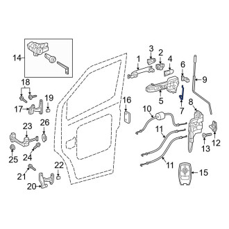 Mercedes Sprinter Door Locks + Components — CARiD.com