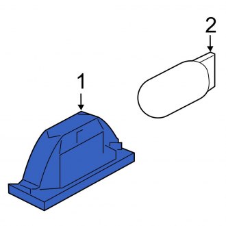 Mercedes Sprinter License Plate Lights | Lenses, Assemblies – CARiD.com