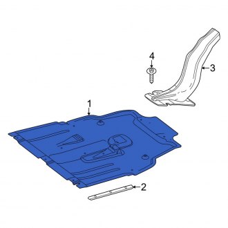 Mercedes CLA Class Underbody Covers | Splash Shields — CARiD.com