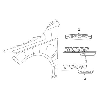 2018 Mercedes CLA Class OEM Fenders | Front, Rear, Inner — CARiD.com