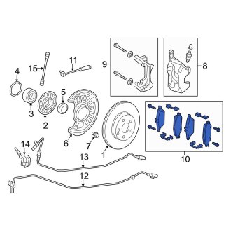 Mercedes CLA Class OEM Brake Parts | Pads, Bleeders, Rotors — CARiD.com